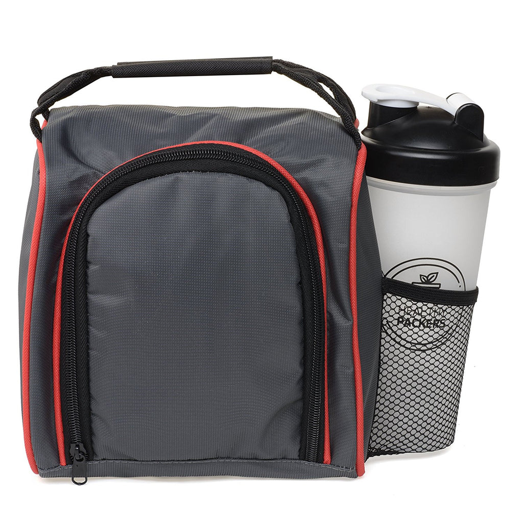 Healthy Packers Insulated Meal Prep Bag with Food Portion Control Cont